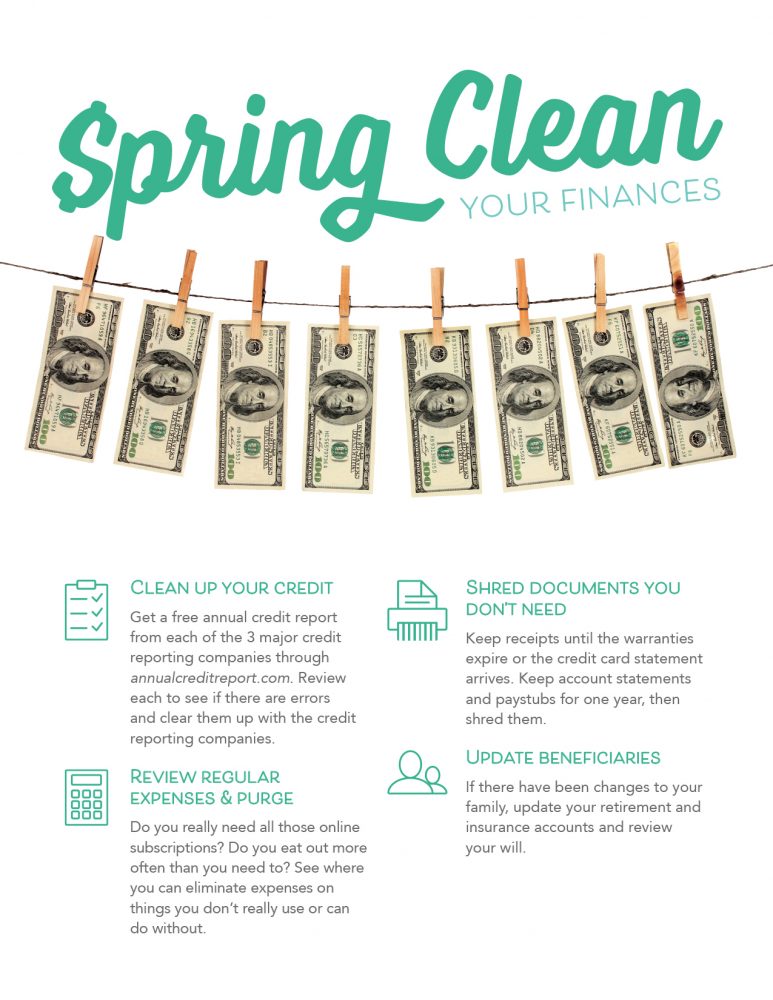 Spring Clean Your Finances [INFOGRAPHIC] - Midwest Community